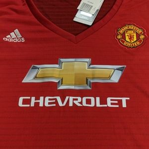 adidas | Tops | Adidas Womens Jersey With Chevrolet Logo | Poshmark